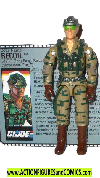 Gi joe RECOIL 1989 vintage gijoe with original File Card ...