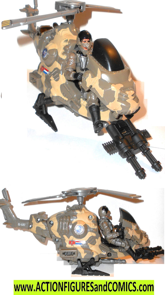 gi joe TIGER STORM Copter complete 2004 vvv driver – ActionFiguresandComics