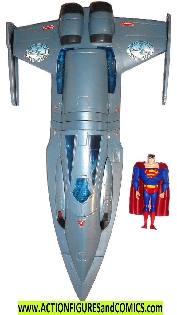 Justice league unlimited JAVELIN Superman jet plane dc 100 ...