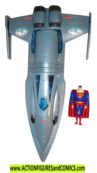 Justice league unlimited JAVELIN Superman jet plane dc 100 ...