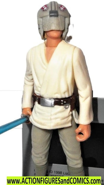 star wars action figures LUKE SKYWALKER blast shield helmet 1998 ...