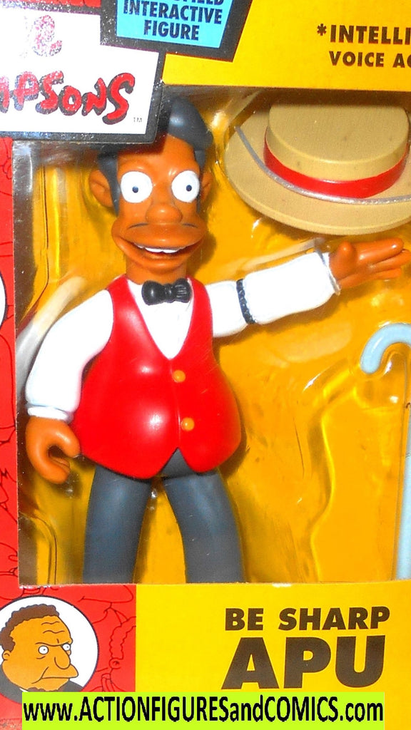 simpsons APU BE SHARP playmates springfield moc mib ...