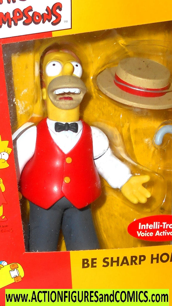simpsons HOMER 2003 BE SHARP playmates moc mib – ActionFiguresandComics