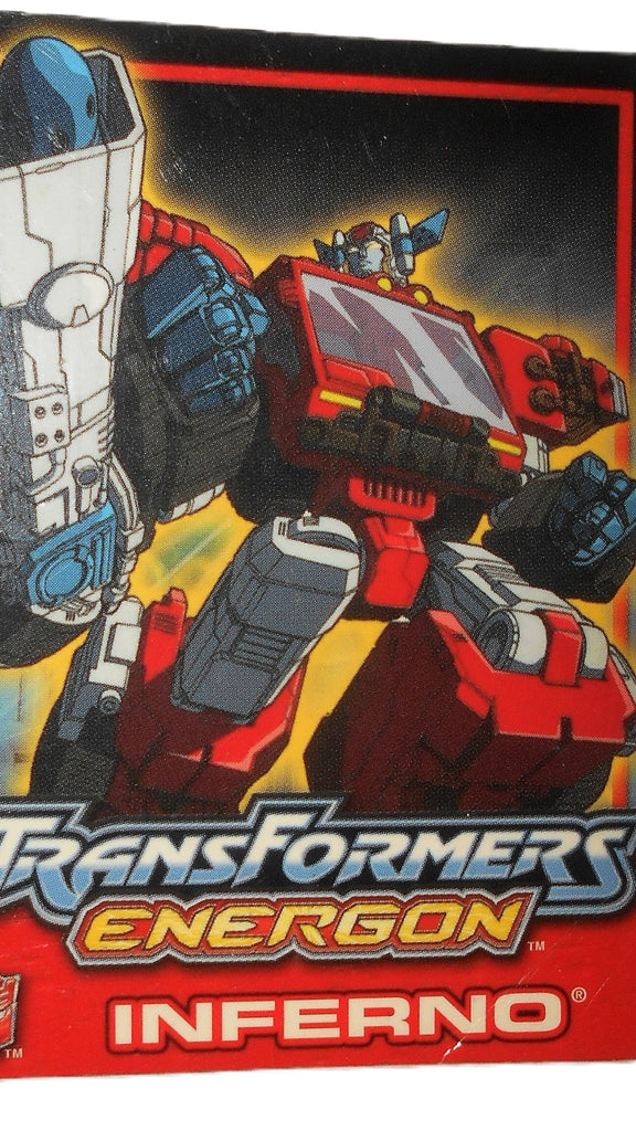 Transformers INFERNO 2004 Energon trading card – ActionFiguresandComics