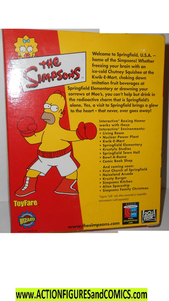 Simpsons HOMER BOXER toyfare bowling playmates moc mib ...