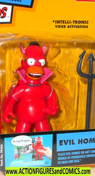 Simpsons HOMER DEVIL demon 2004 series 15 wos moc – ActionFiguresandComics