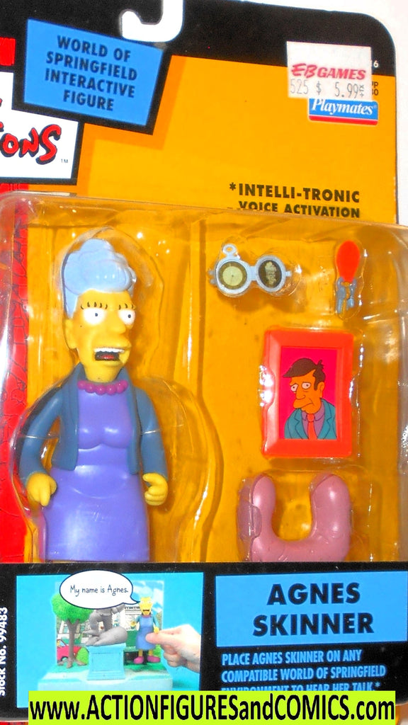 simpsons AGNES SKINNER playmates 2004 wave moc – ActionFiguresandComics