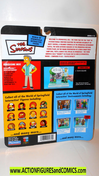the simpsons MOE series 3 2000 2001 playmates bartender action figure ...