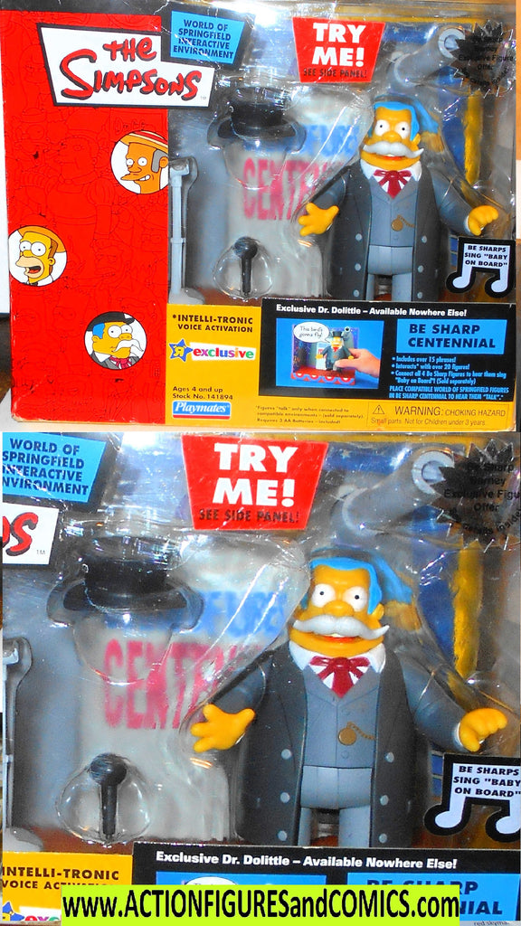 simpsons DR DOOLITTLE Be Sharp Centennial moc mib – ActionFiguresandComics
