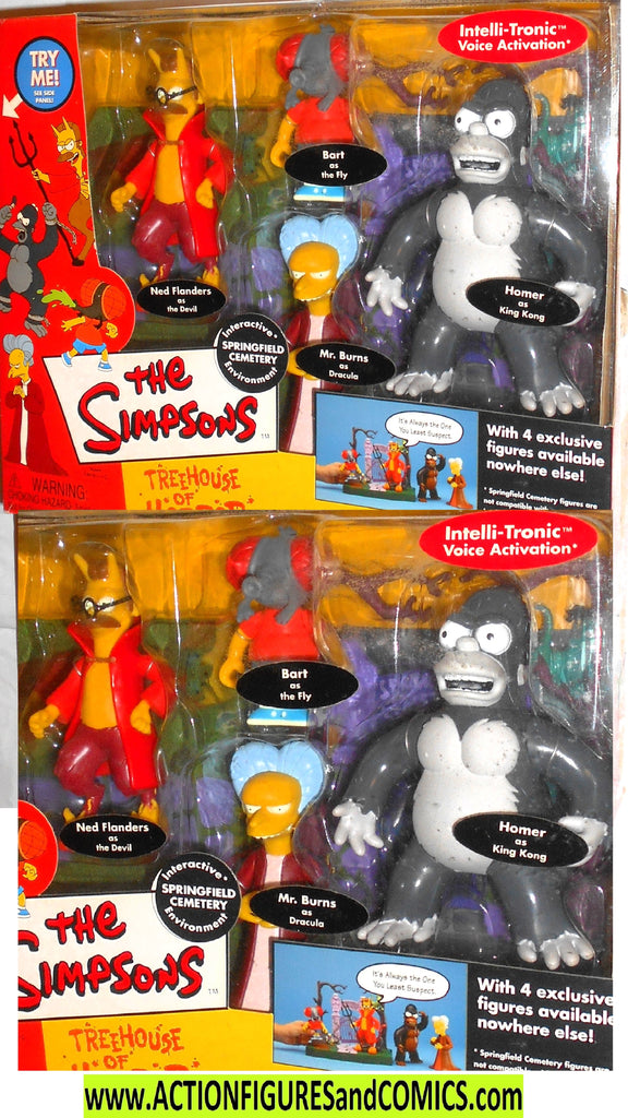 simpsons Treehouse of Horror KONG HOMER boxed set moc mib ...