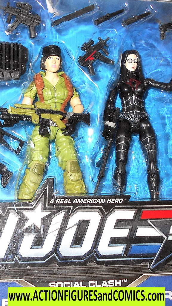 gi joe LADY JAYE vs BARONESS 2014 TRU 50 years 25th moc ...