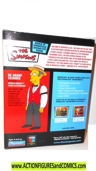 simpsons SKINNER BE SHARP playmates springfield moc mib ...