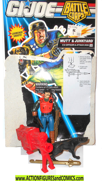 gi joe MUTT JUNKYARD 1993 v3 Complete w FULL CARD def ...