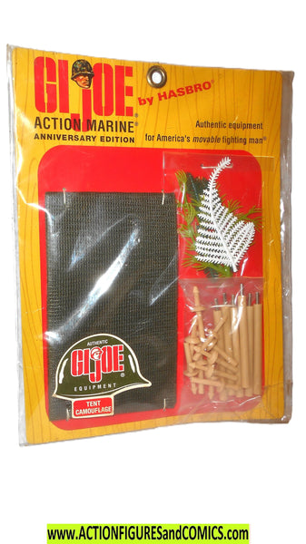 gi joe 12 inch TENT Camo Weapons Accessories Action Marine moc mip ...