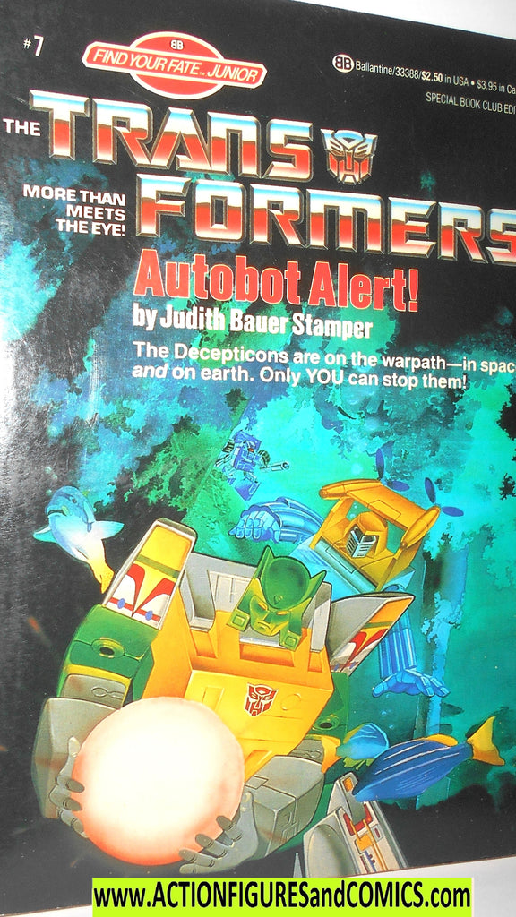 Transformers AUTOBOT ALERT 1986 book vintage new – ActionFiguresandComics