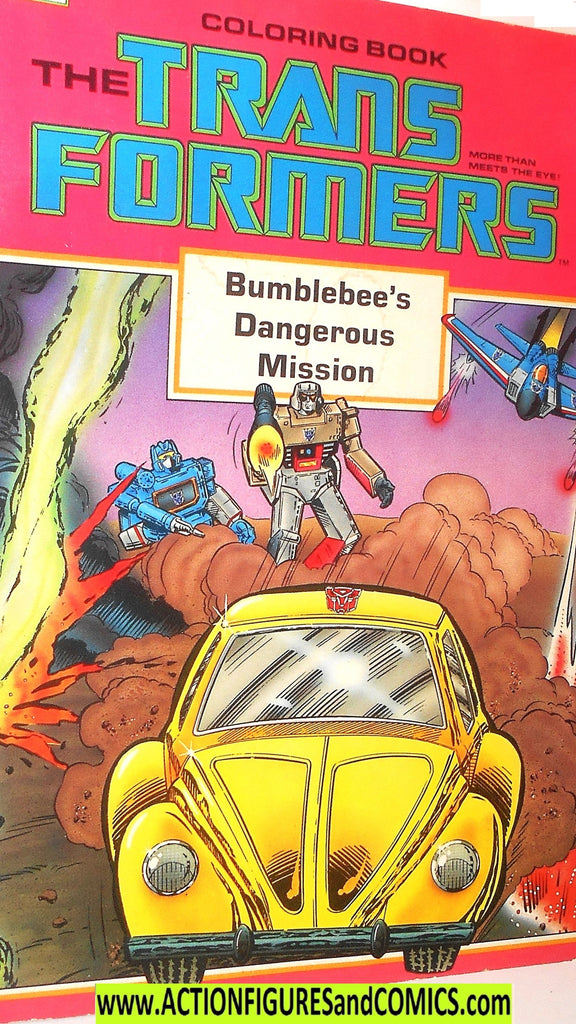 Transformers COLORING BOOK 1984 marvel book 4 – ActionFiguresandComics
