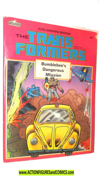 Transformers COLORING BOOK 1984 marvel book 4 – ActionFiguresandComics