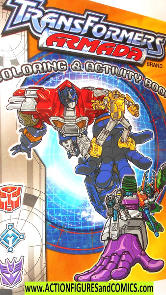 Transformers Armada COLORING Activity BOOK 2003 3 – ActionFiguresandComics