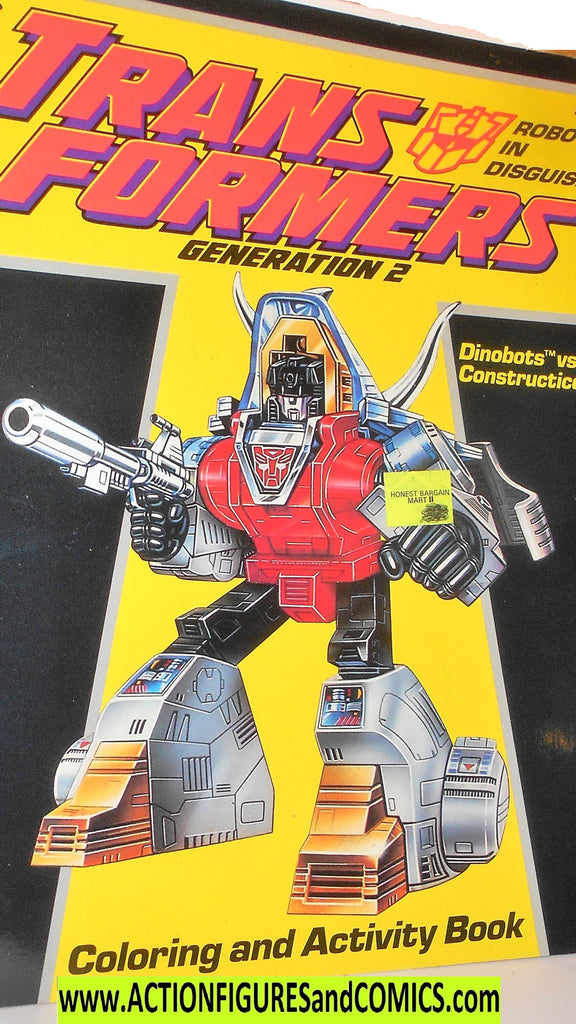 Transformers Generation 2 SLAG COLORING BOOK (Copy ...