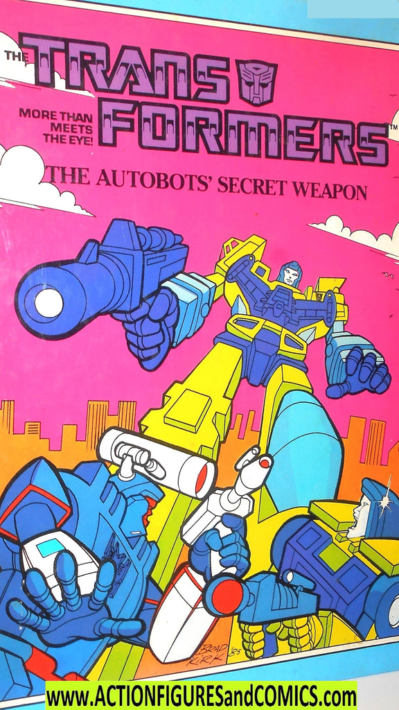 Transformers Autobots SECRET WEAPON 1985 marvel hardcover – ActionFiguresandComics