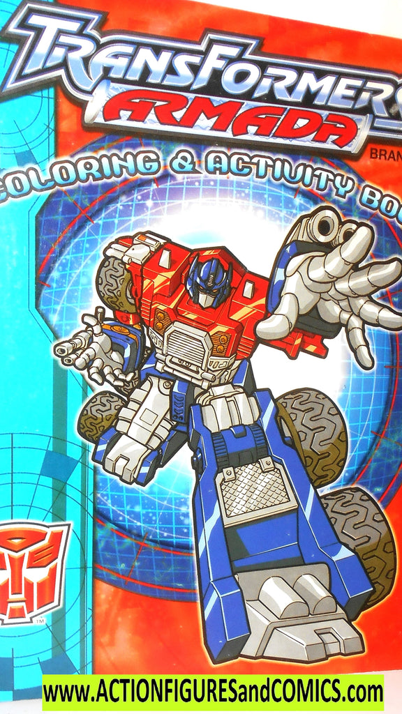 Transformers Armada COLORING Activity BOOK 2003 #1 – ActionFiguresandComics