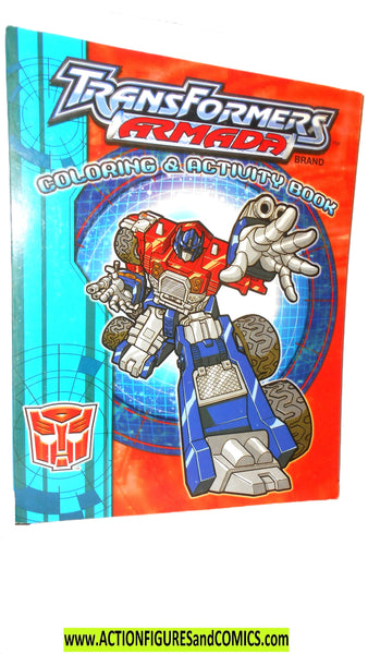 Transformers Armada COLORING Activity BOOK 2003 #1 – ActionFiguresandComics
