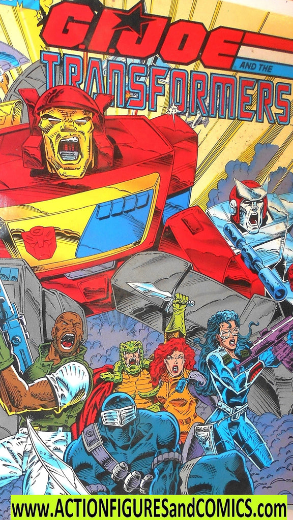 GI Joe & Transformers 1987 TPB 1st Print 1-4 graphic novel ...