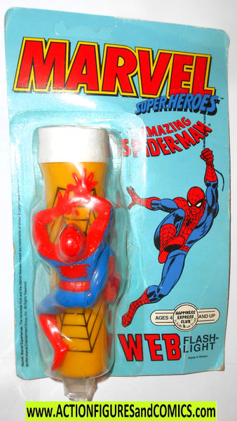 SPIDER-MAN Flashlight 1990 vintage marvel universe moc ...