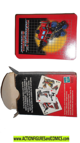 Transformers TRADING PLAYING CARDS G1 set mib moc – ActionFiguresandComics