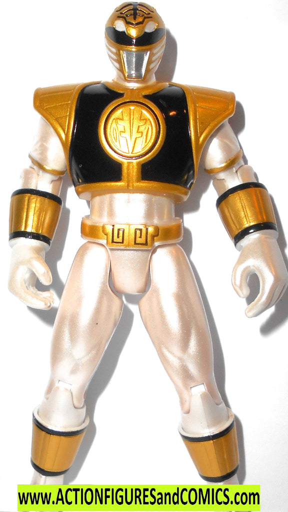 Power Rangers WHITE RANGER 4 inch Mighty Morphin bandai ...