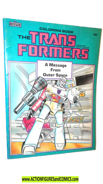 Transformers COLORING BOOK 1984 marvel book 9 – ActionFiguresandComics