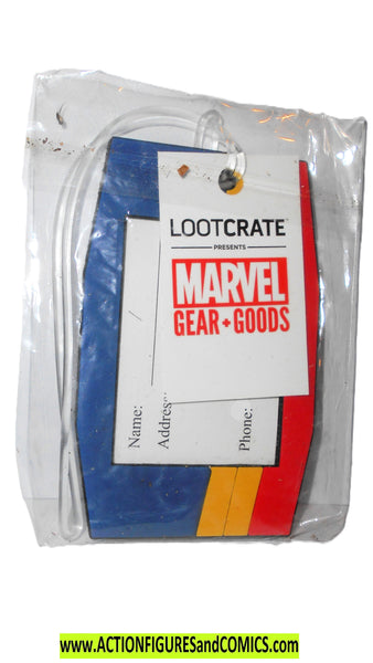 Marvel CAPTAIN MARVEL lootcrate luggage tag 2019 – ActionFiguresandComics