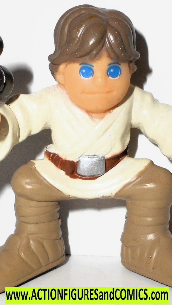 STAR WARS galactic heroes LUKE SKYWALKER gun escape pvc ...