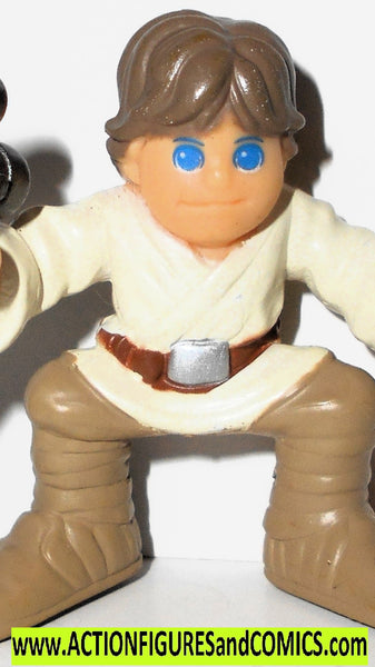 STAR WARS galactic heroes LUKE SKYWALKER gun escape pvc ...
