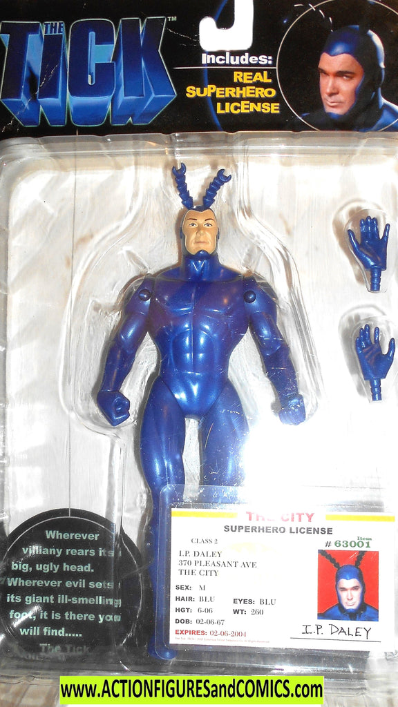 TICK Patrick Warburton 2001 N2 toys complete moc – ActionFiguresandComics