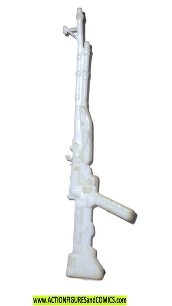 Gi joe ICEBERG 1986 Machine Gun white weapon part – ActionFiguresandComics