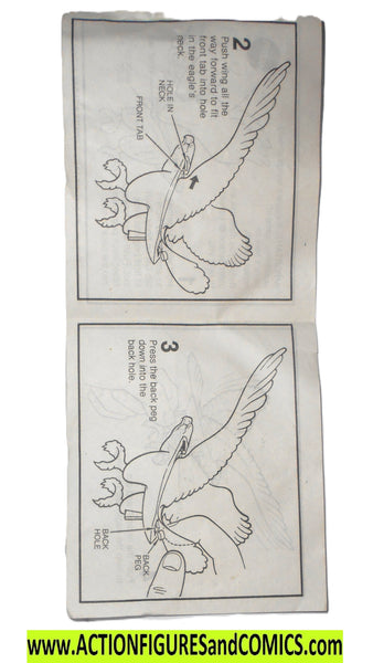 Masters of the Universe ZOAR Screech instructions 1983 he-man ...