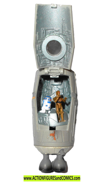 star wars action fleet ESCAPE POD w C-3po R2-D2 – ActionFiguresandComics