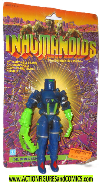 Inhumanoids DR DEREK BRIGHT 1986 complete W FULL CARD ...