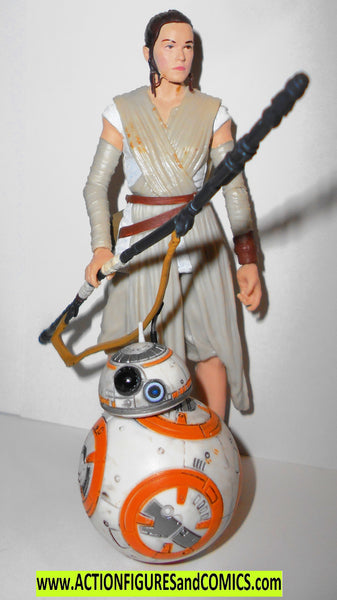 STAR WARS action figures REY BB8 6 inch Black series 2015 02 ...