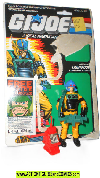Gi joe LIGHTFOOT 1988 vintage v1 complete w Full Card 02 ...