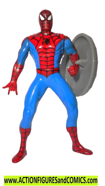 Marvel die cast SPIDER-MAN 1998 web shield animated toy biz ...