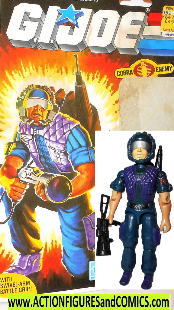 Gi joe TELE VIPER 1985 vintage complete w FULL CARD ...