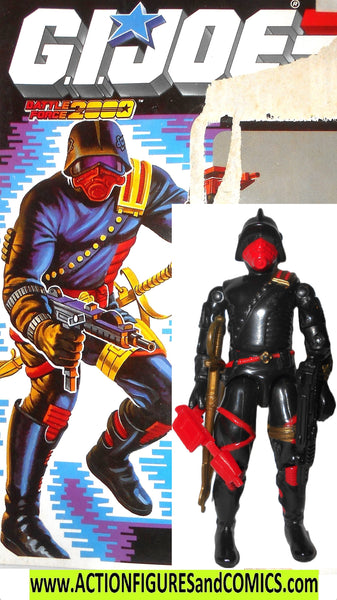gi joe IRON GRENADIER 1988 100% complete w Full Card v1 ...