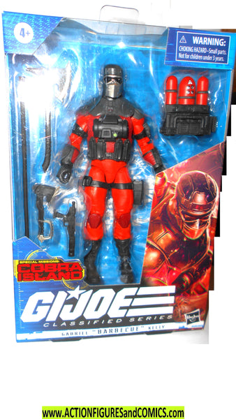 Gi joe BARBECUE 6 inch Classified series 32 2020 gijoe mib moc ...