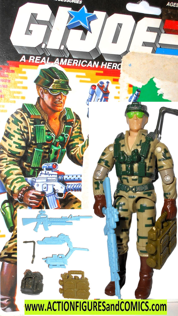 Gi joe RECOIL 1989 100% Complete top side full card ...