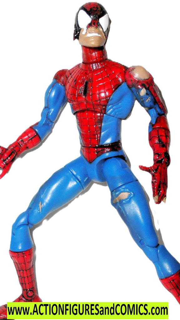 marvel legends SPIDER-MAN Battle damage classics 2001 ...