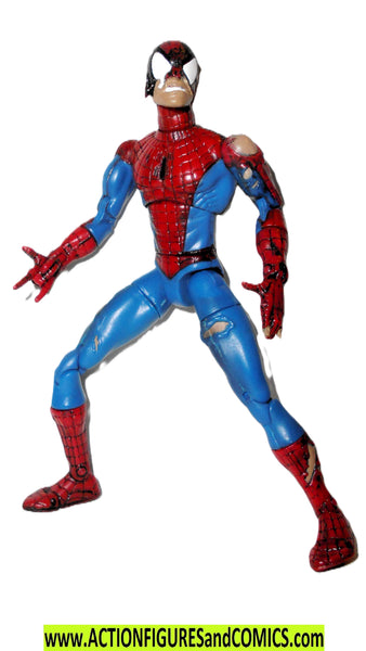 marvel legends SPIDER-MAN Battle damage classics 2001 ...