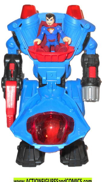 DC imaginext SUPERMAN ROBOT 10 inch justice league – ActionFiguresandComics