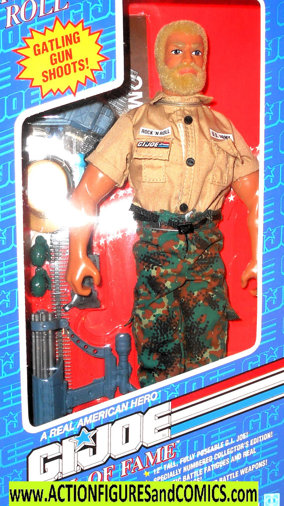 Gi joe ROCK N ROLL 12 inch hof 1992 1993 hall of fame mib moc ...